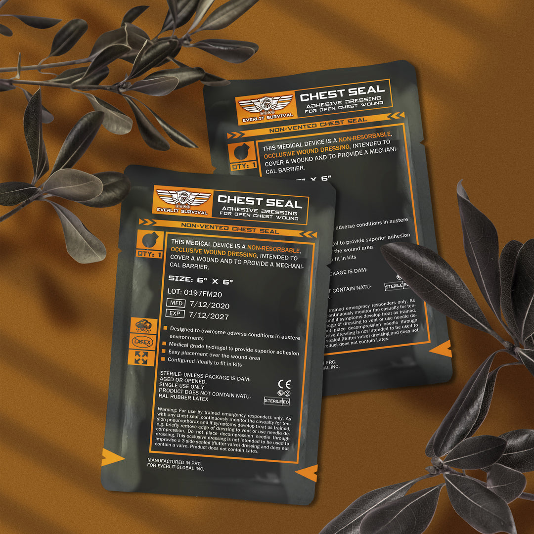 Secure Wounds Quickly with Our Occlusive Non-Vented Chest seal